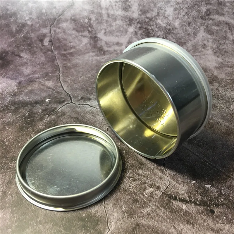 73*23mm 100ml Food Grade Custom Logo Pull-Tab Tin Cans