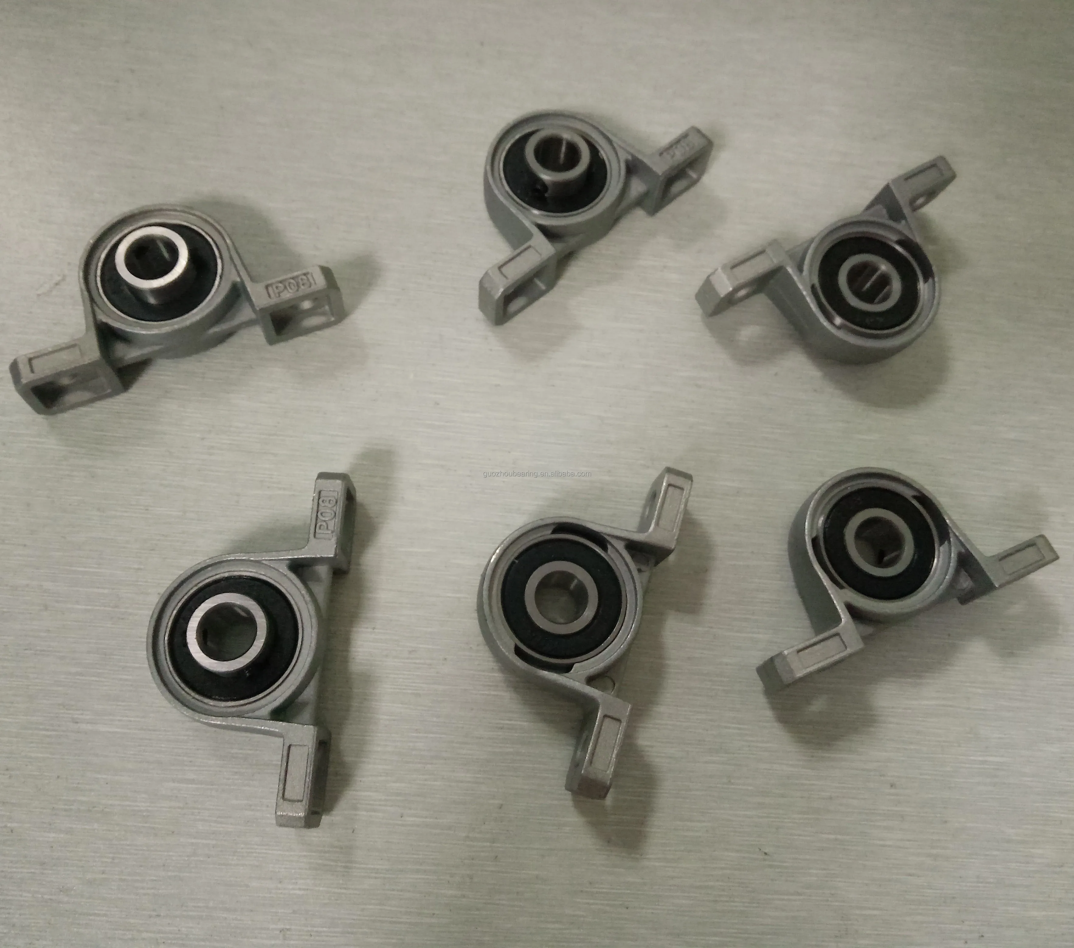 8mm Small Zinc Pillow Block Bearing KP08 - Low Noise