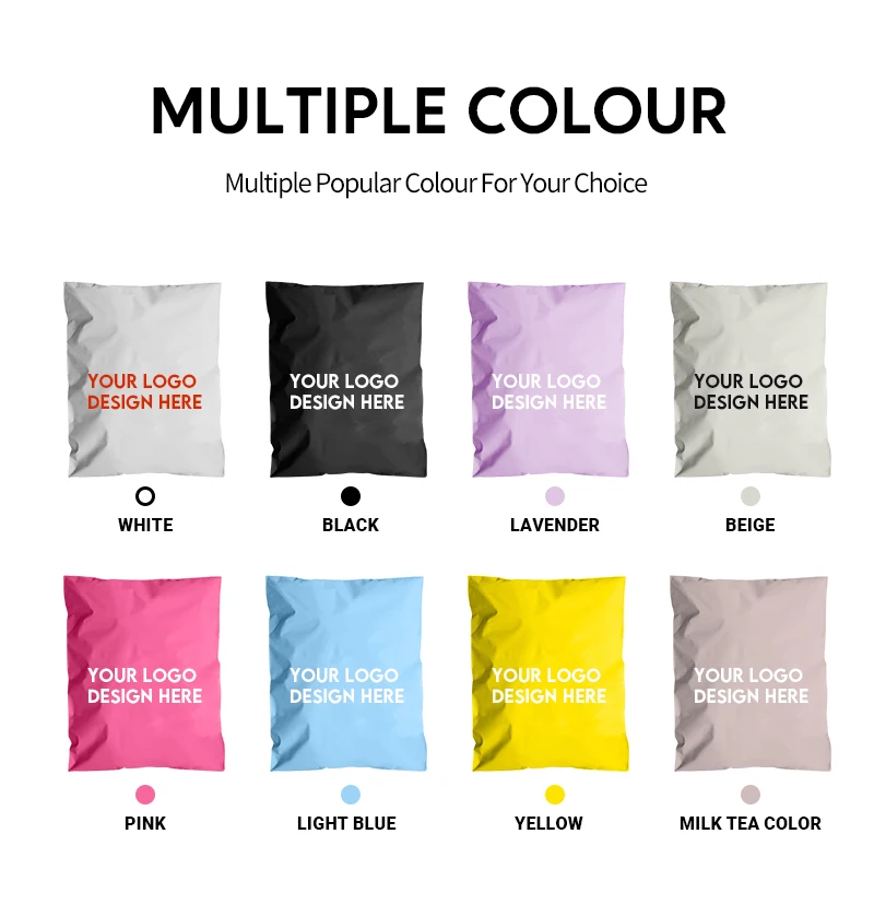 Custom Personalized Logo Plastic Mailing Bags Printed 10 X 13 Poly ...