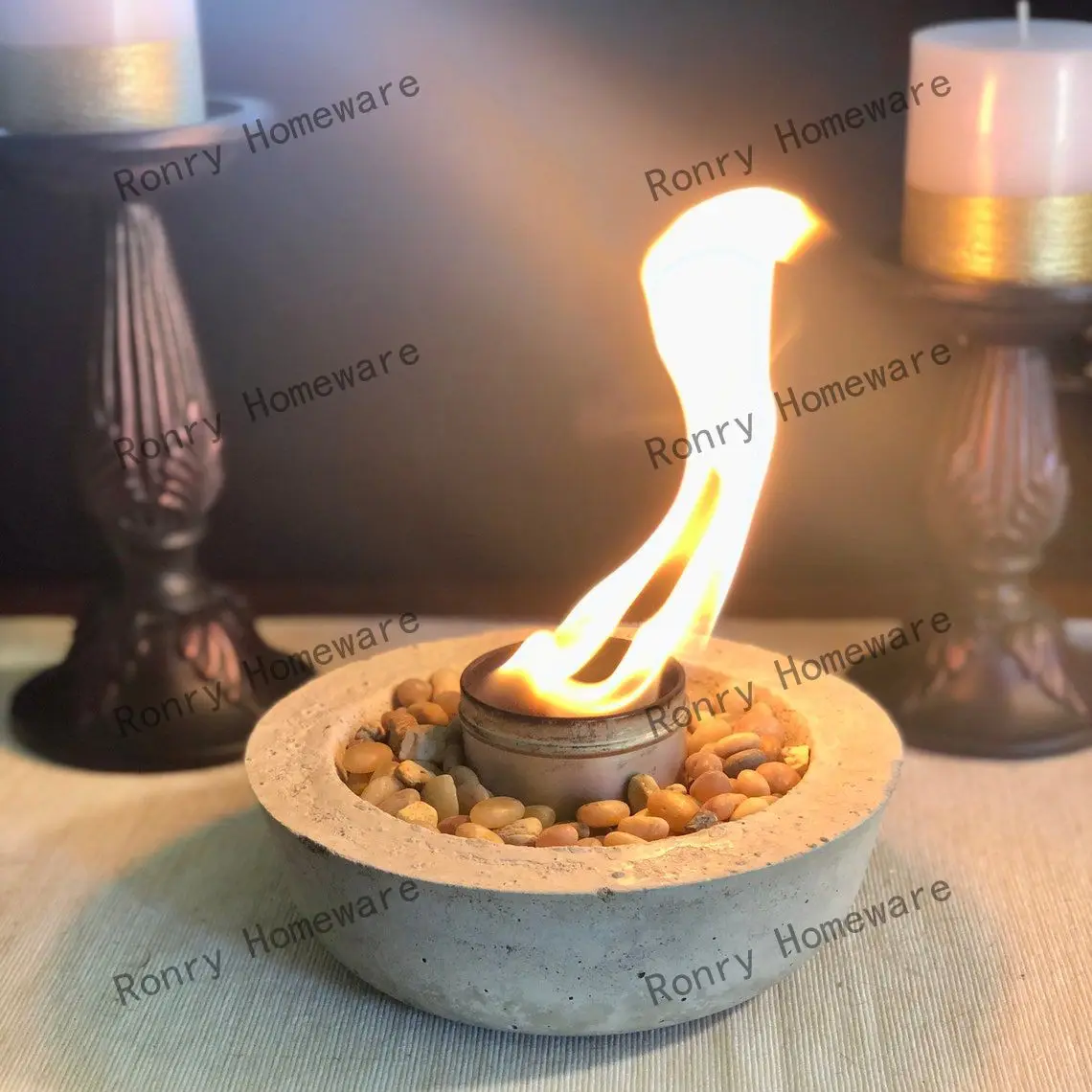 Ronry Factory Rubbing Alcohol Fire Pit Outdoor Patio Heater Bowl Home ...