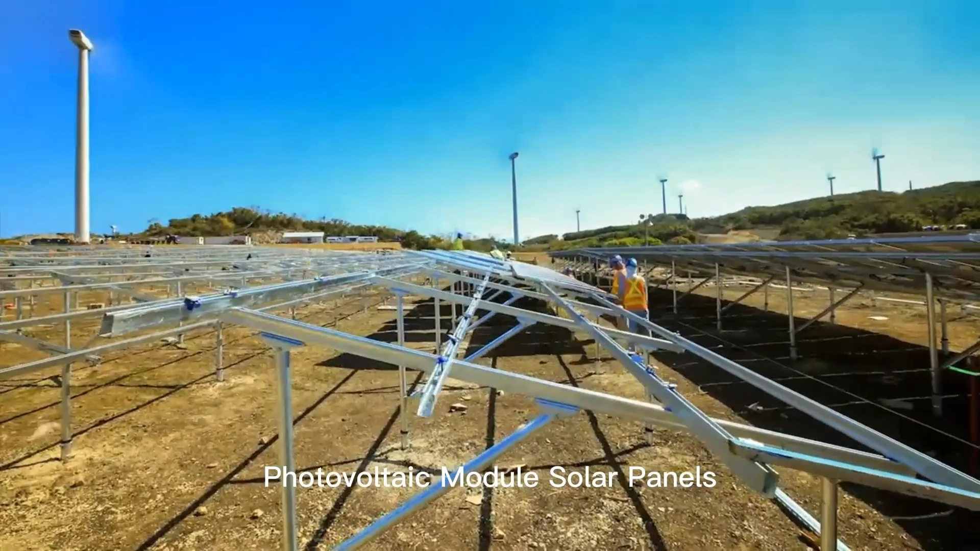 Solar Panel Aluminum Profile Mounting Extrusion Support Frame - Buy ...