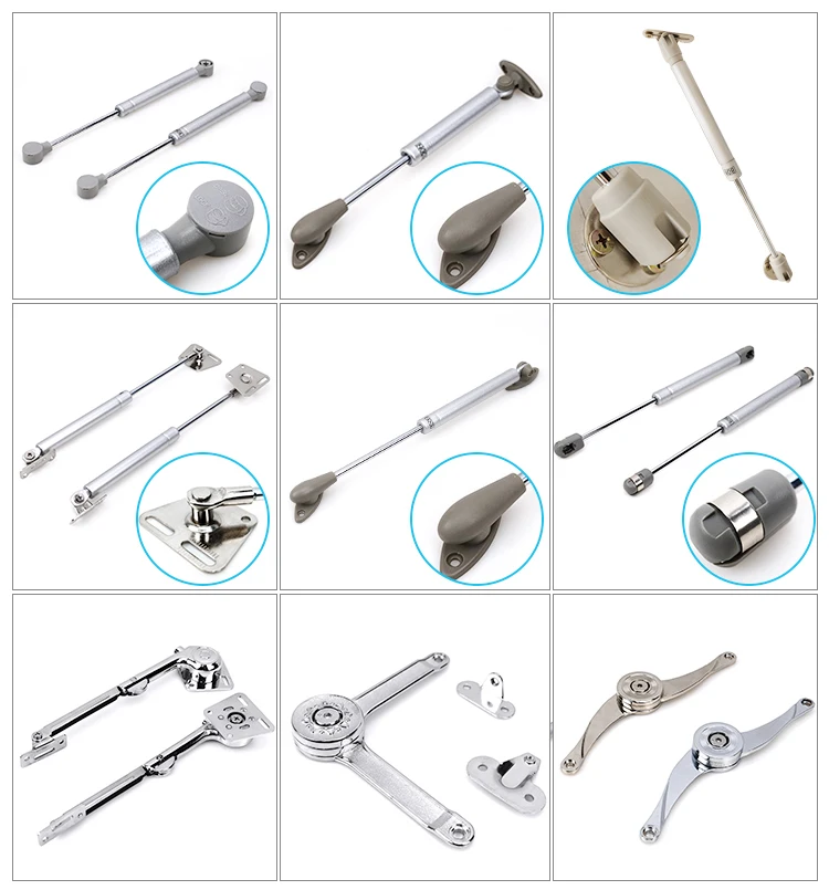 Heavy Duty Adjustable Furniture Kitchen Cabinet Door Lift Support Strut ...
