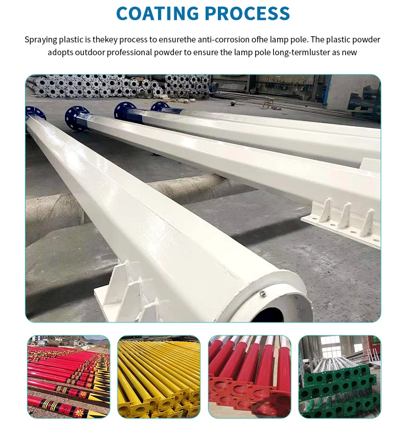 3m-8m Telescopic CCTV Pole - Secure Outdoor Monitoring