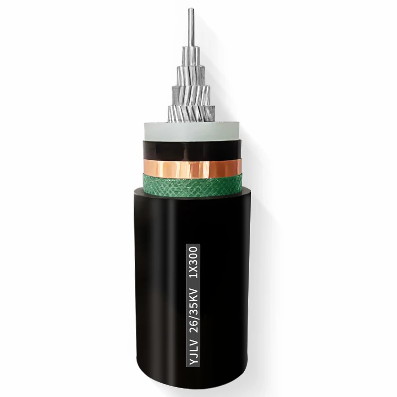 Single Core Aluminum Conductor 6/10kv Power Cable XLPE Insulation Non ...