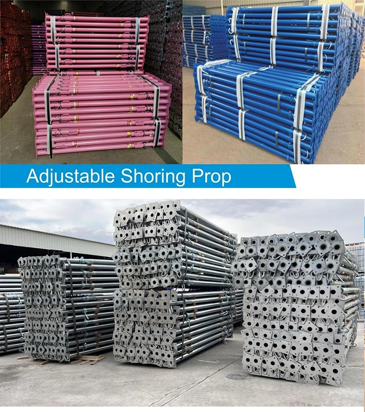 China Adjustable Concrete Formwork Support Steel Shoring Props For ...