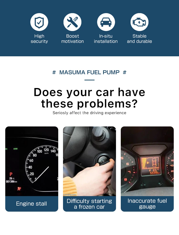 MPU-400 Electric Fuel Pump for Subaru Justy I (1984-2014) - Replacement ...