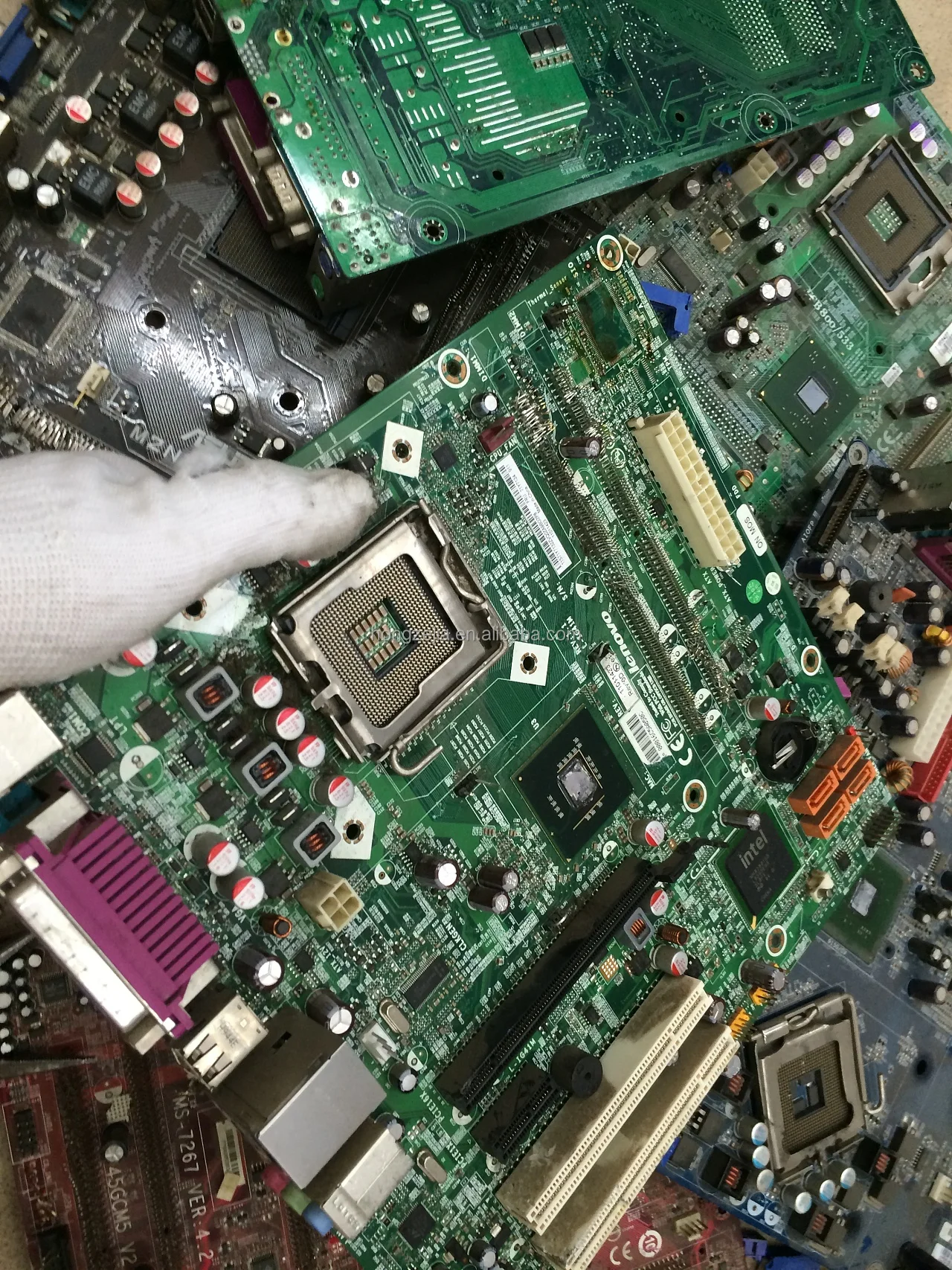 Large Stock Electronics Motherboard Scrap with Gold-plating