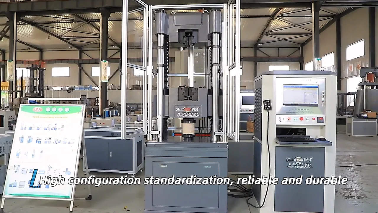 30ton 300kn Computer Display Universal Testing Machine / Steel Bar ...