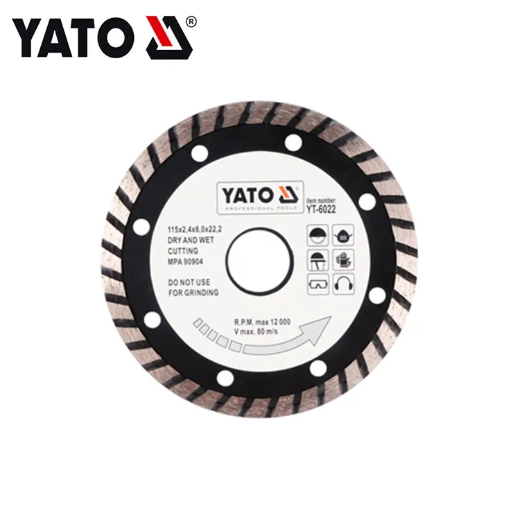 Yato Yt-6022 Diamond Blade "turbo" - 115mm Cutter Power Tools ...