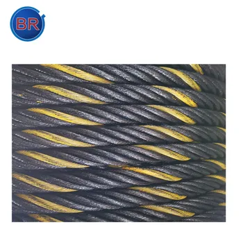 Hot Selling High Tension Yellow Strand Ungalvanized 6*36 Coloured ...