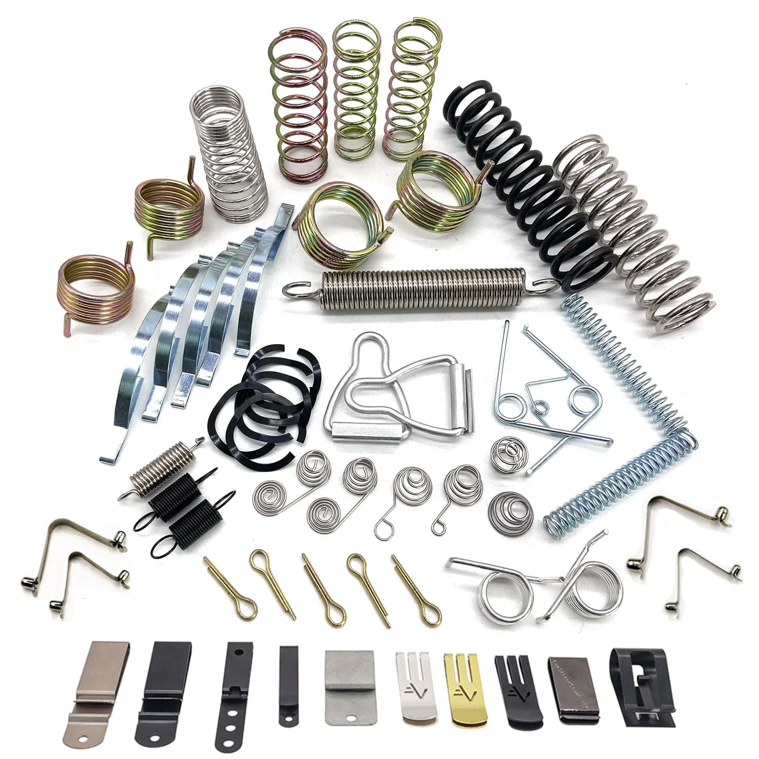 Stainless Steel Flat Metal Spring Clips Sheet Metal Fabrication ...