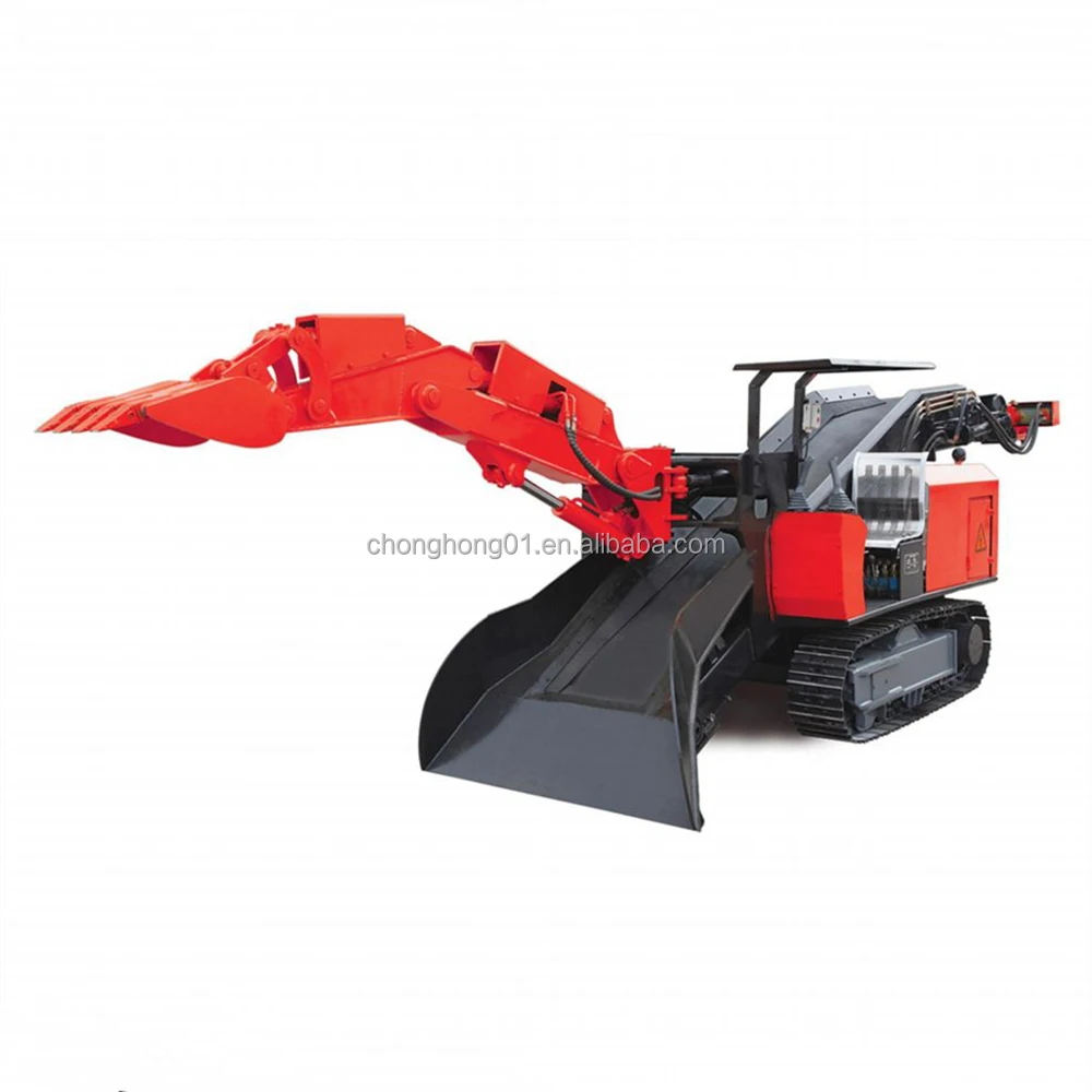 Underground Mining Tunnel Crawler Mucking Loader For Stone Coal Mucking ...