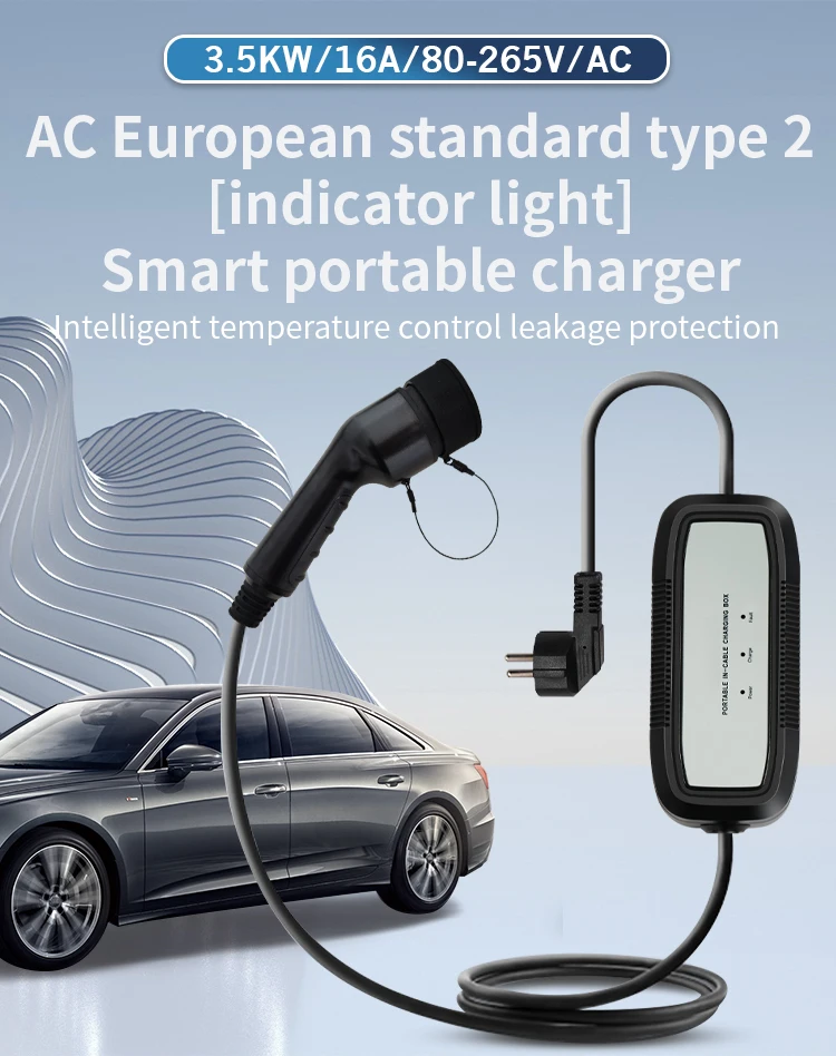 Factory Portable 32a 8.8kw Ac Ev Charger Electric Vehicle Charging Box ...