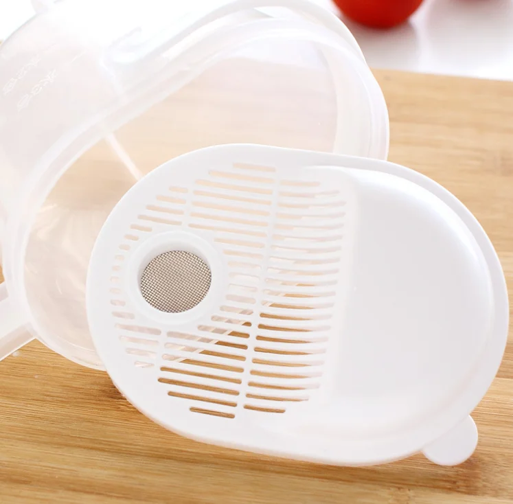 Hand-free Washing Rice Basin Sieve Plastic Rice Washing Basket With ...