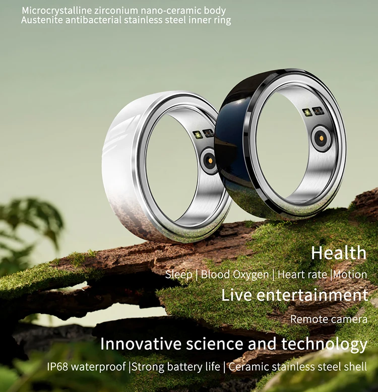2023 Smart Health Ring - Track Heart Rate & Blood Oxygen