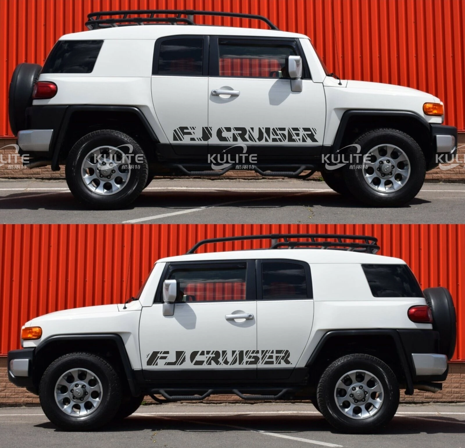 Fit For Toyota Fj Cruiser Side Vinyl Decals Sticker Graphics Kit ...