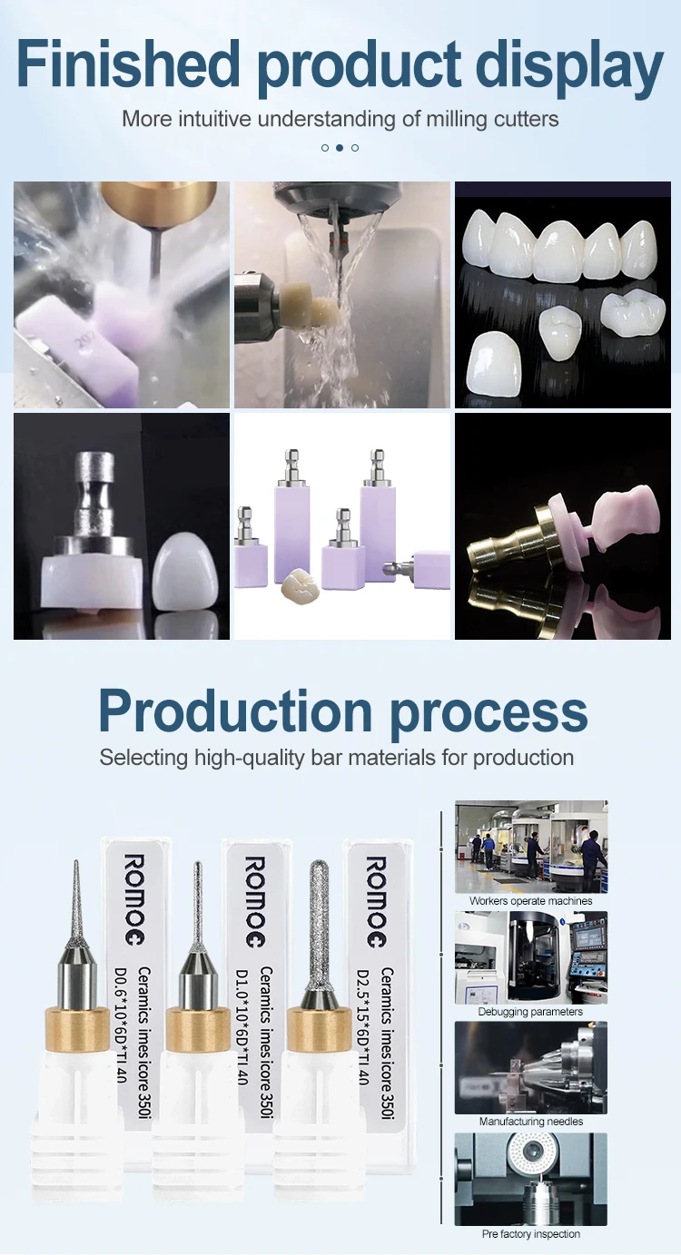 Milling Bur Coating Bur Dental Milling 350i Glass Ceramic Imes Icore ...