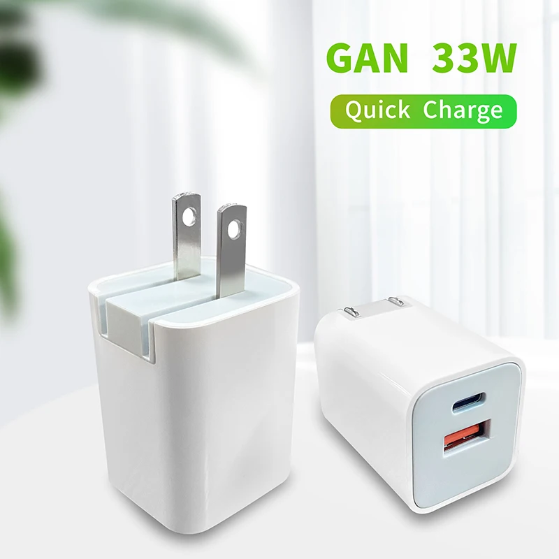 Fast Cell Phone Us Foldable Plug Travel Adapter 2 Dual Usb A Type C ...