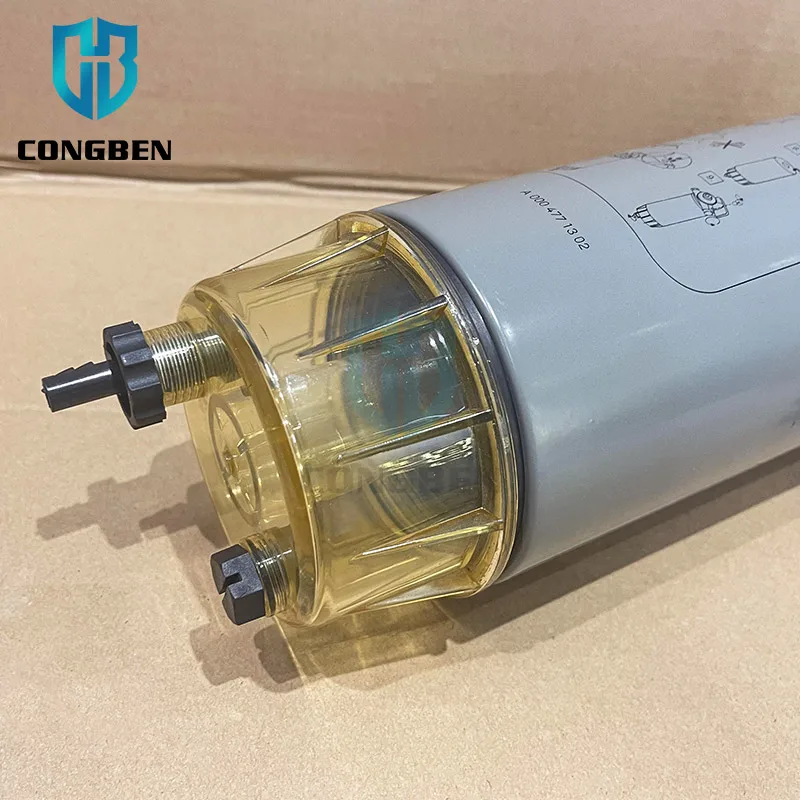 Engine Fuel Filter Assembly 0004700469 0004700069 0004771302 Fuel Water ...