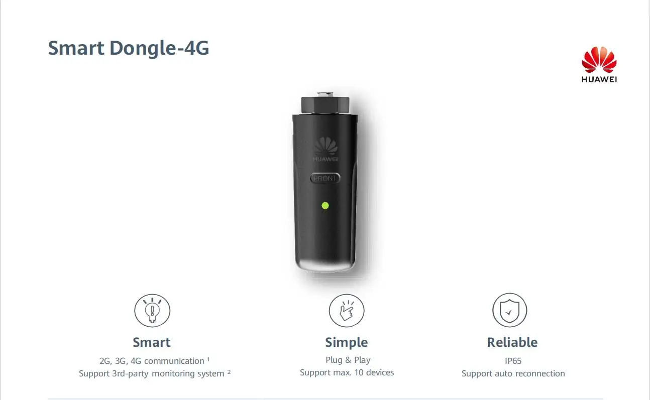 Huawei Smart Router Dongle-4g For Huawei Solar Inverter Huawei Portable ...