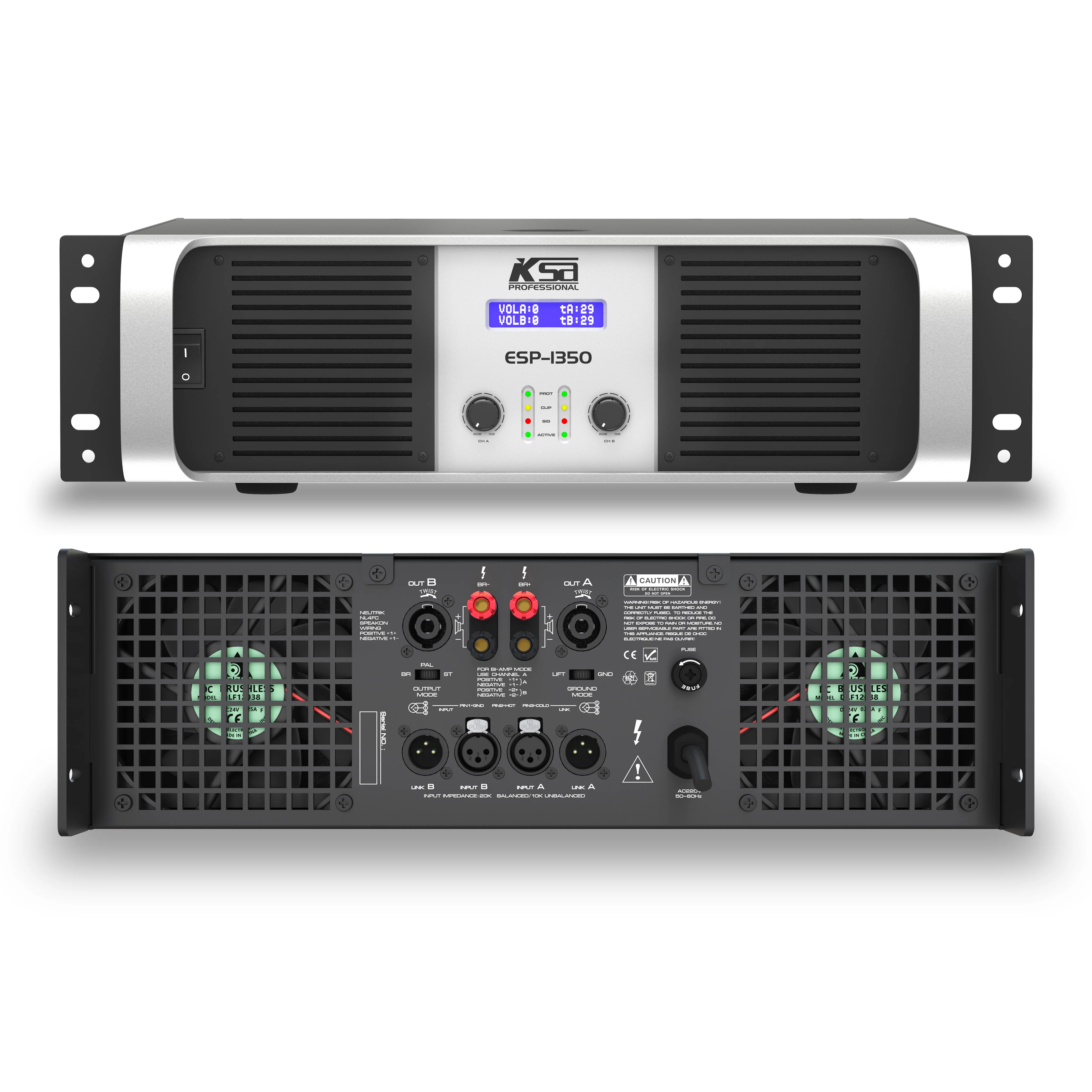 1000 Watt Amplifier - Professional Power ESP SERIES