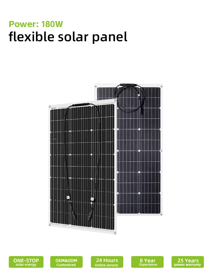 Jellsun 24v Flexible Solar Panel Mono Cell Pv Module Sunpower Solar ...