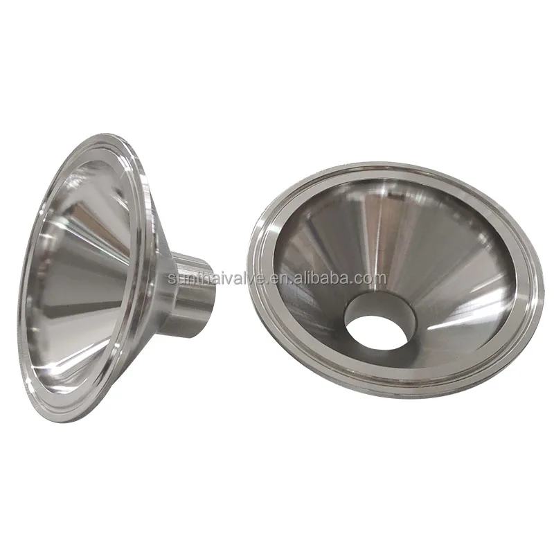 Customized Stainless Steel Weld to Clamped Hopper Sanitary Concentric ...