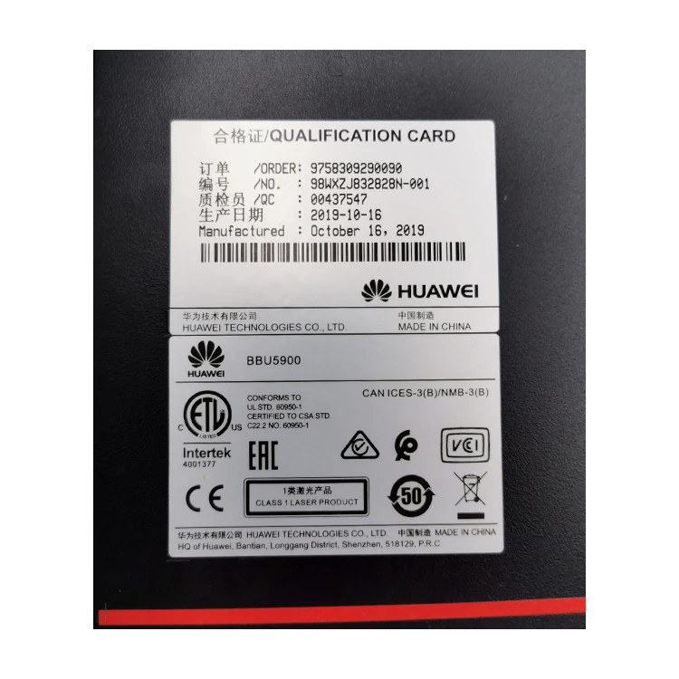 华为5g Bbu Bbu 5900 Wd2k0bbu 5900 02311vff - Buy Bbu,Bbu5900,华为bbu ...