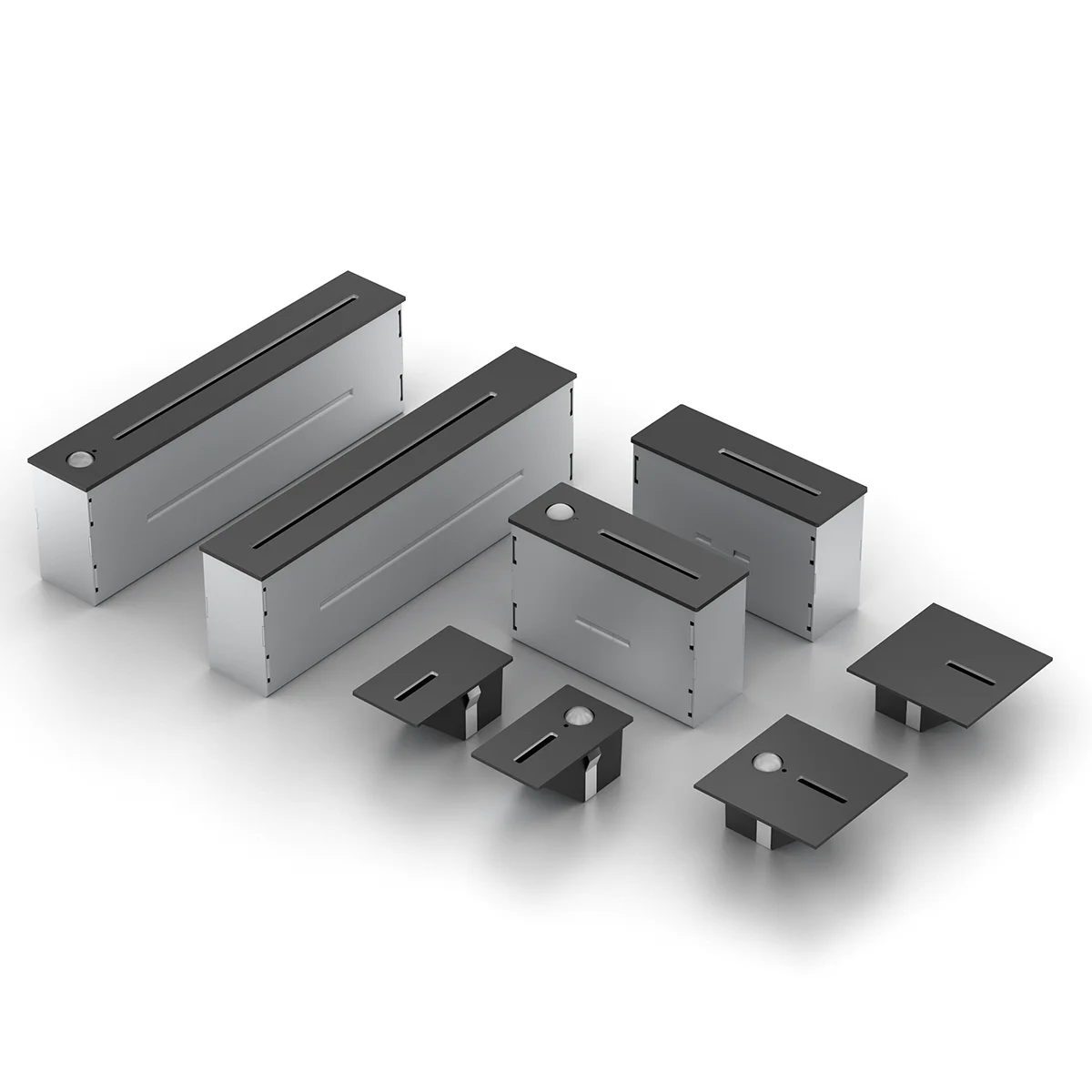 Modern Aluminum Intelligent Control Stair Wall Lamp Ramp Led Embedded ...