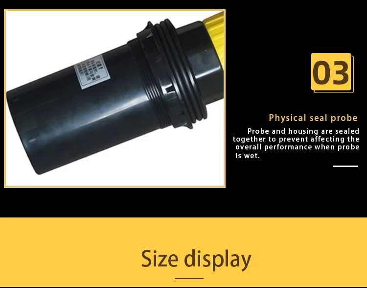 Hephis 4-20ma Liquid Level Transmitters Ultrasonic Water Level Meter ...