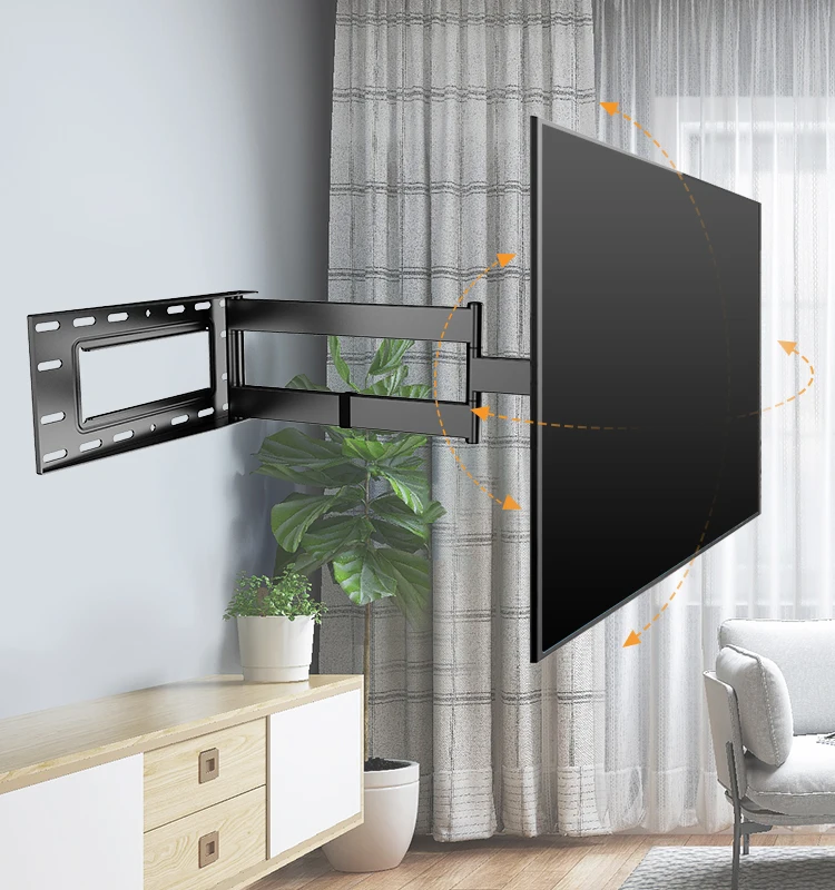 L700 LCD TV Wall Mount for 40-70 Inch Full Motion Articulating Swivel Tilt 70cm 700mm Long Arm ...