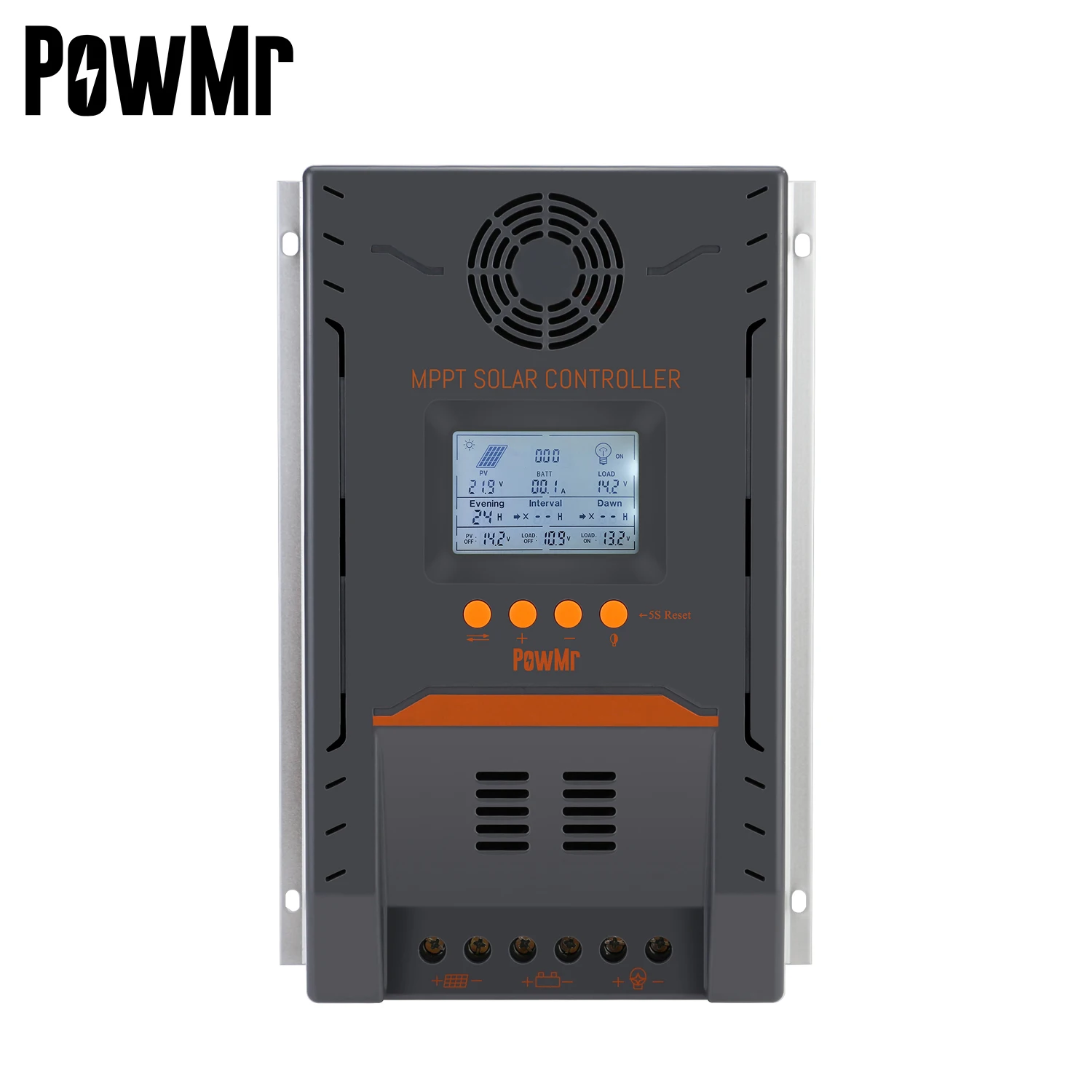 Powmr 100a Mppt Solar Regulator 12/24v 100amp Max Input 96v Usb Lcd ...