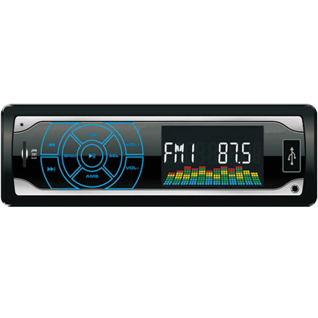Touch Button 1 Din Lcd Display Digital Radio Private Model Car Mp3 ...