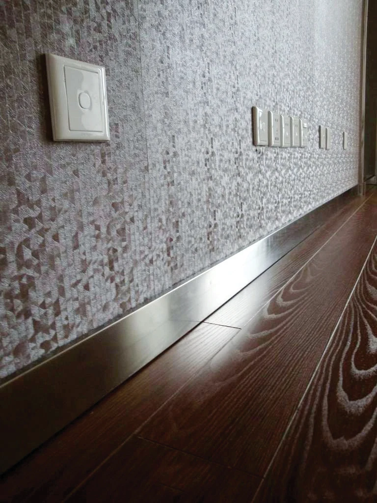 Flooring Accessories Eu Aluminium Alloy Skirting Board Flooring Profile ...