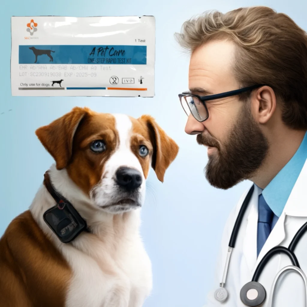 Low price no MOQ canine veterinary animal use pet medicine rapid test ...