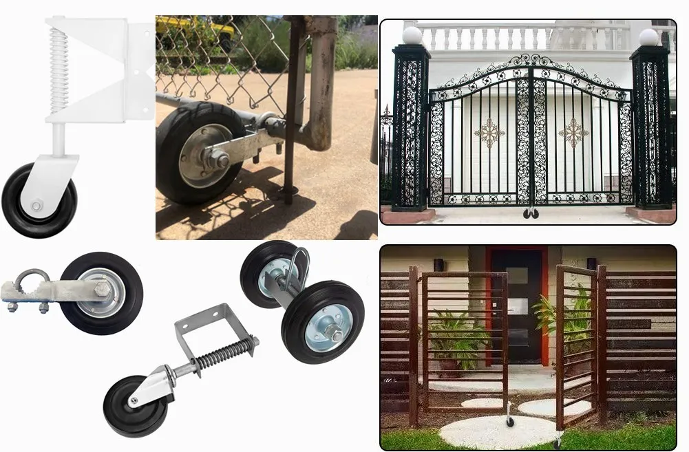 Fence Gate Wheel 6" Sliding Gate Wheels, Rolling Gate Carrier Wheels ...