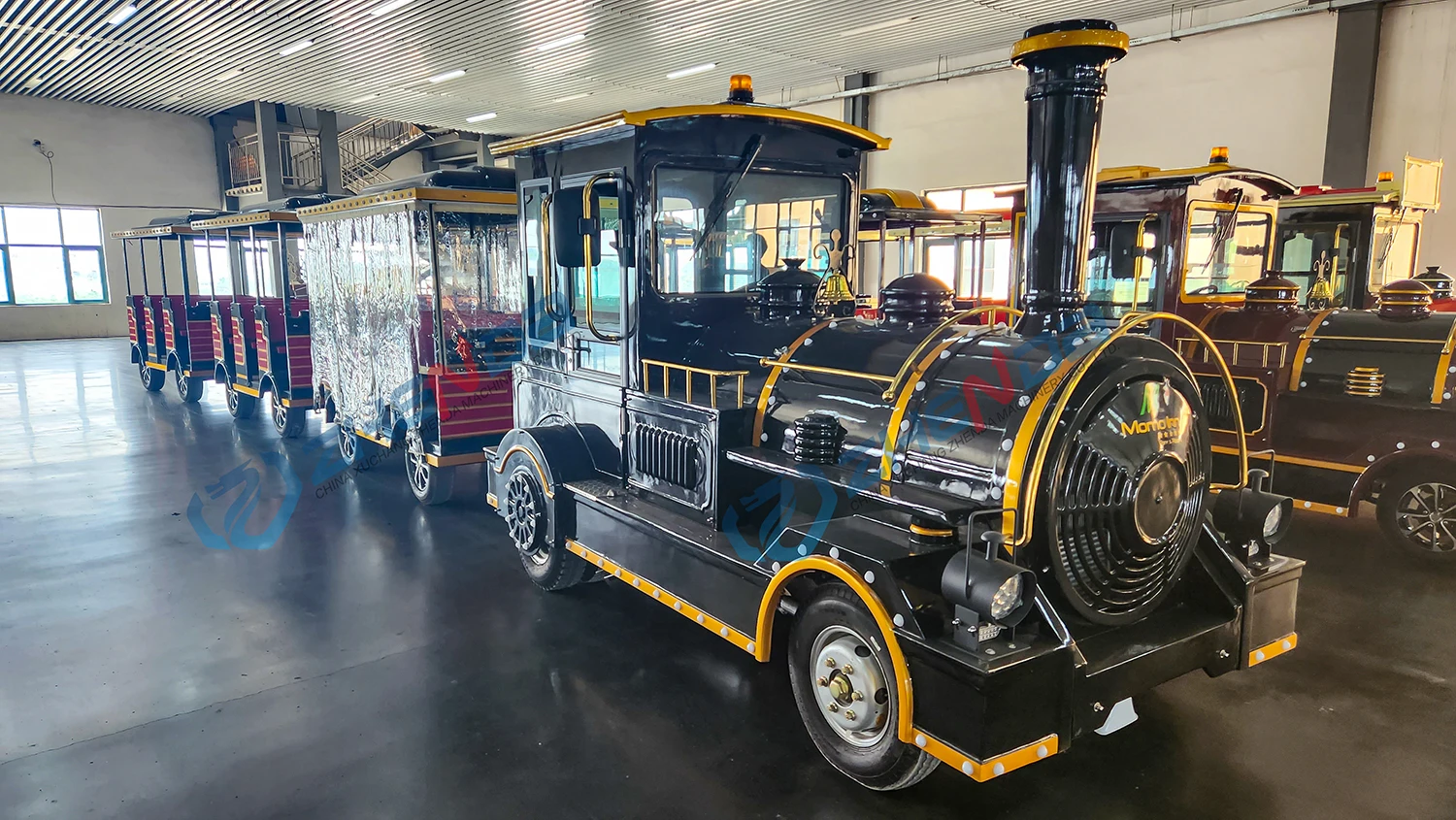 ZD Train - Electric Trackless Amusement Park Train for Sale