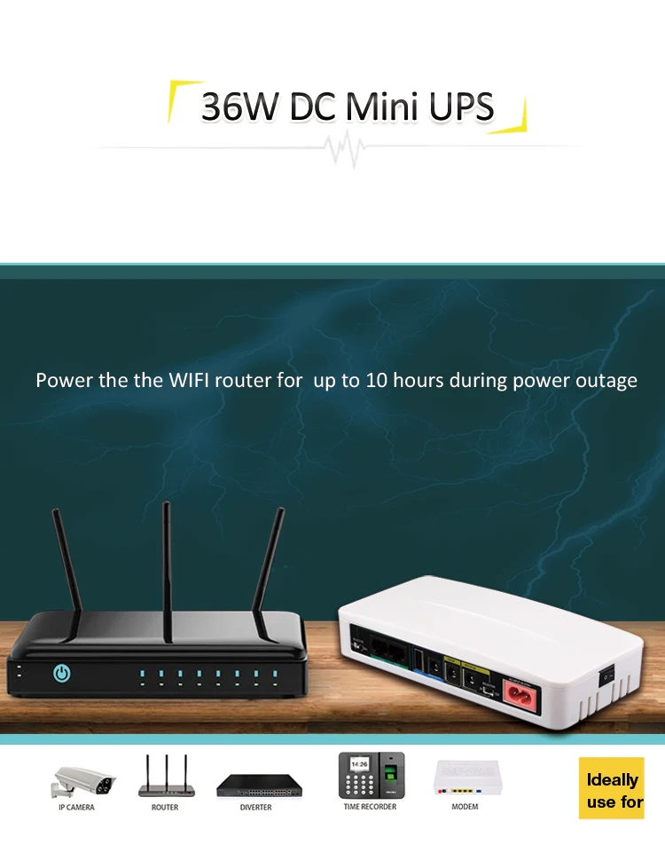 Ktac Dc Mini Ups For Wifi Router Mini Dc Ups Poe Mini Ups Output 5v 9v 12v 15v 24v - Buy Ups ...