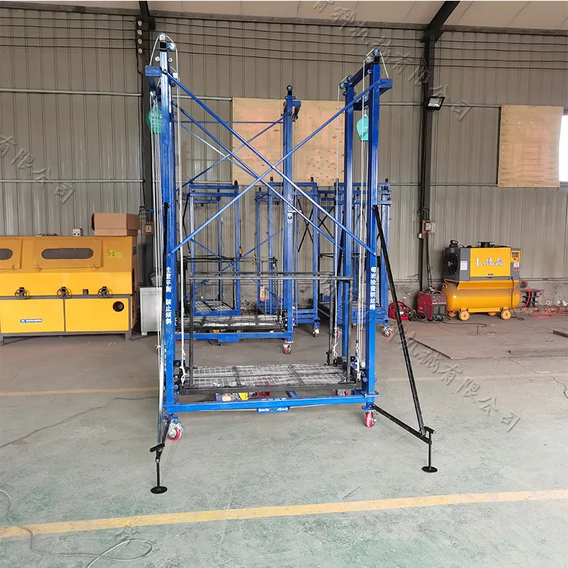 2-10m Electric Lifting Scaffold - 500kg Capacity & Control