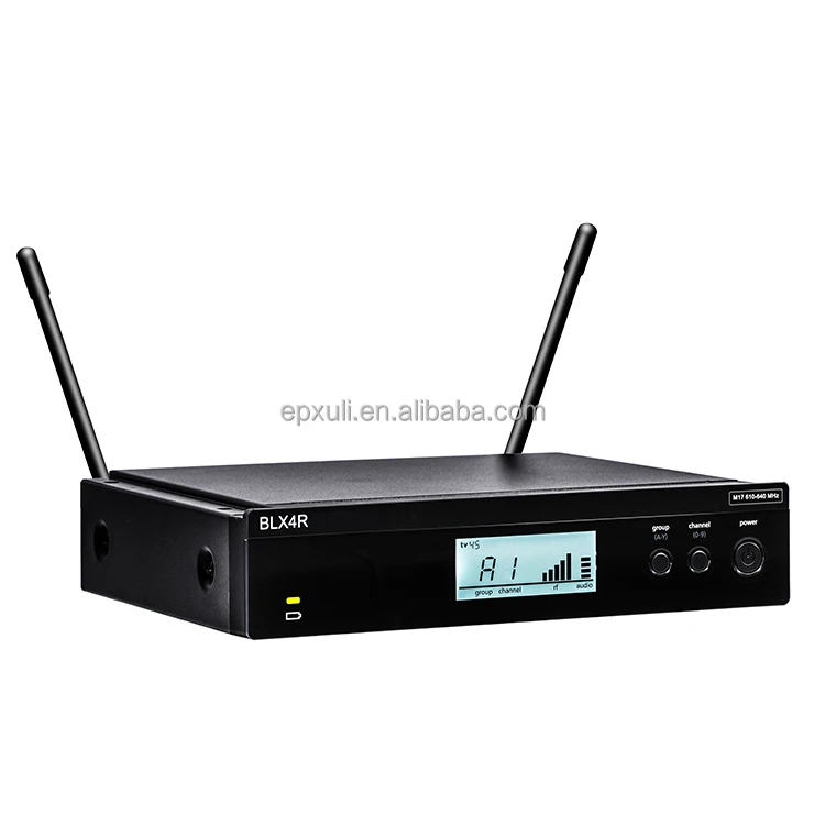 BLX4R Professional 1CH UHF Wireless Microphone Headset Bodypack Metal ...