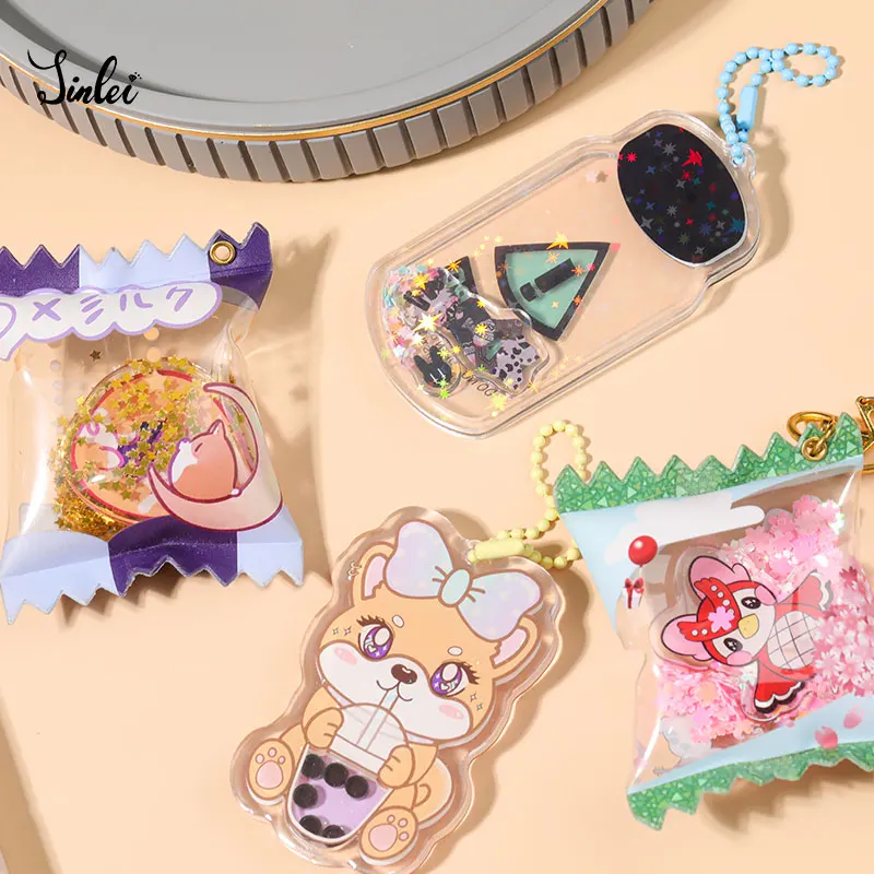 Custom Acrylic Shaker Charms - Promotional Keychains