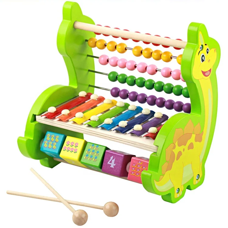 Multifunction Dinosaur Abacus Children Xylophone Musical Instruments ...