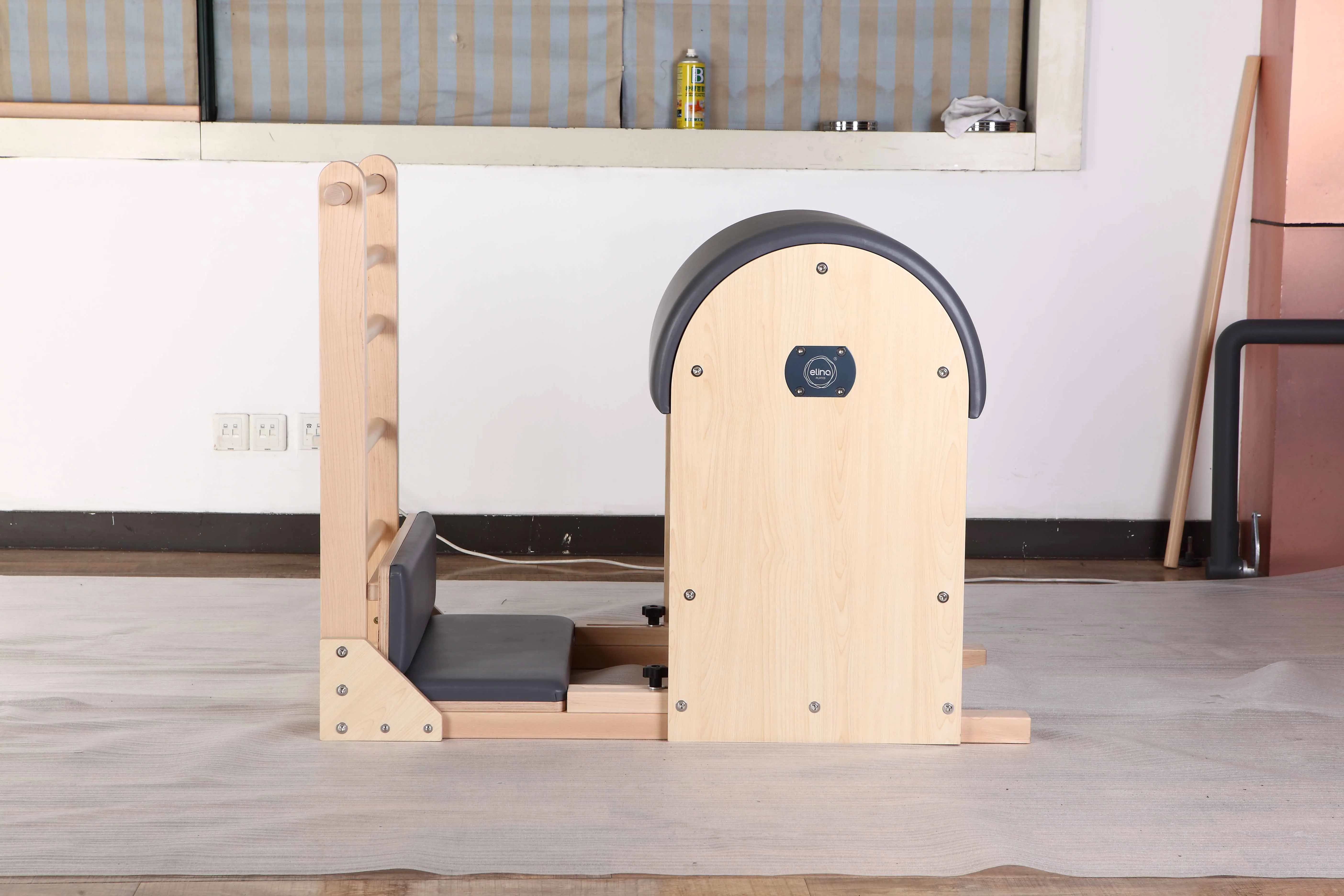 Pilates Adjustable Yoga Pilates Exercise Ladder Barrel Fitness Home Gym ...