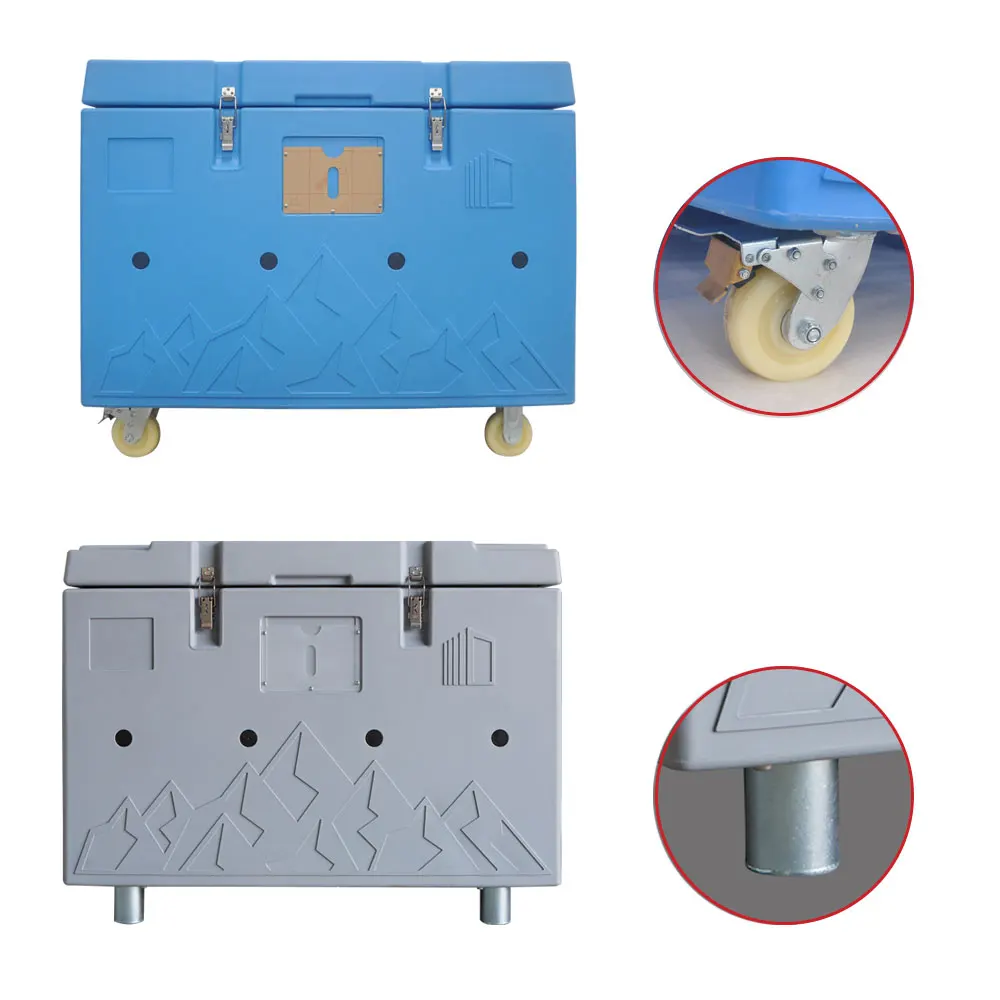 480L Dry Ice Chest Storage Box Plastic Container to Keep Low ...