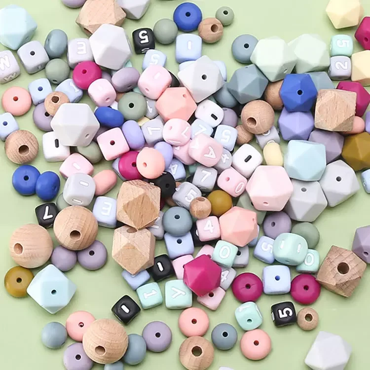 Wholesale Bpa Free 9mm 12mm 15mm 19mm Bulk Baby Chewable Teething ...