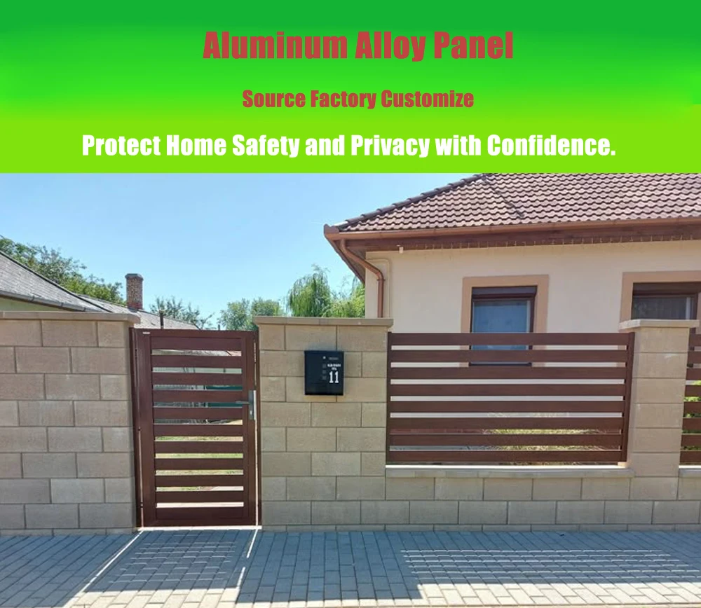 Aluminum Alloy Fence Panels | 3D Privacy Barrier | Suitable for Villa ...