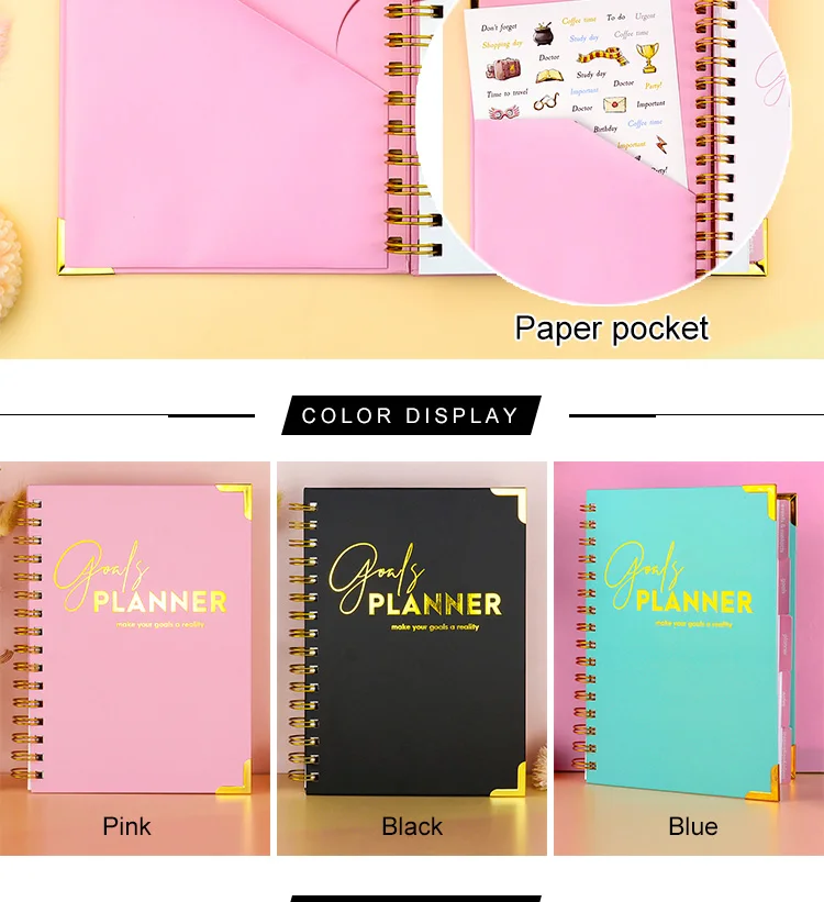 Gift Box Planner 2024 2025 Updated Spiral Luxury Notebook A5 Thick ...