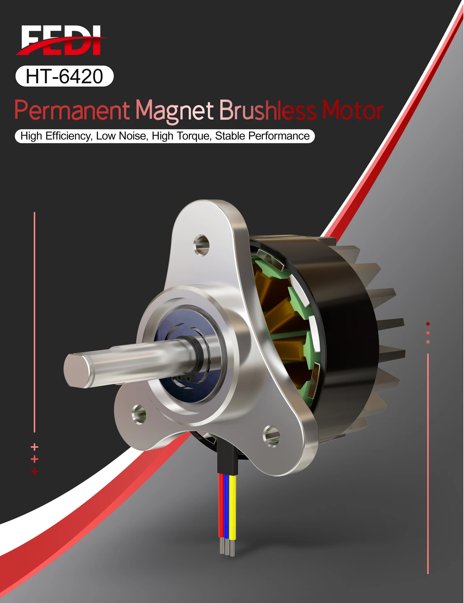 OEM/ODM 32V-48V Brushless DC Electric Motor 6500rpm, 910mN.m Torque for ...