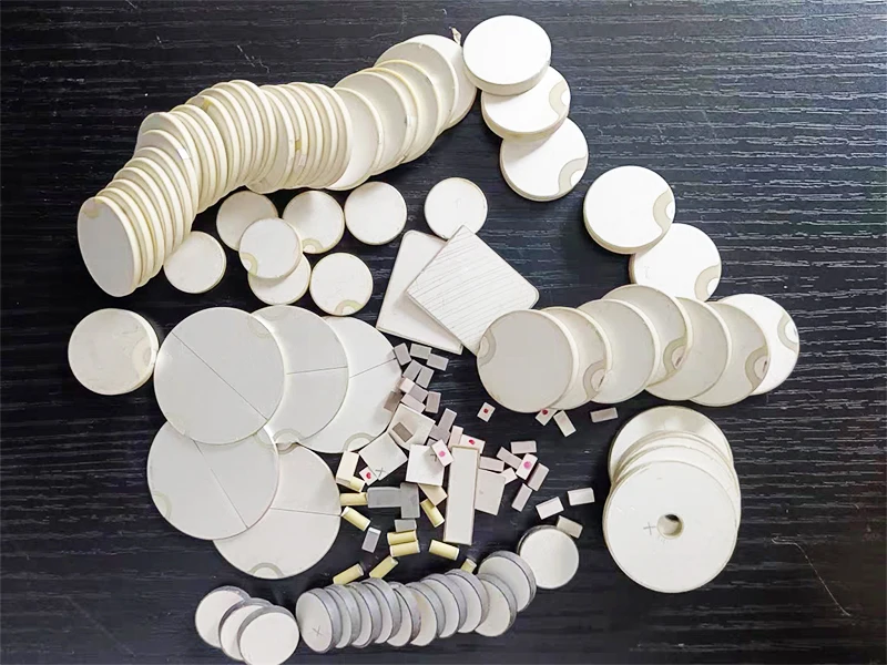 Ultrasonic Piezoelectric Disc Sensor Material PZT4/PZT5