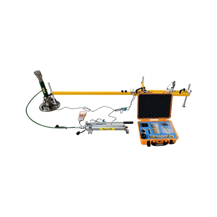 Soil Foundation Testing EV1/ EV2 Static Plate Load Tester/Road test ...